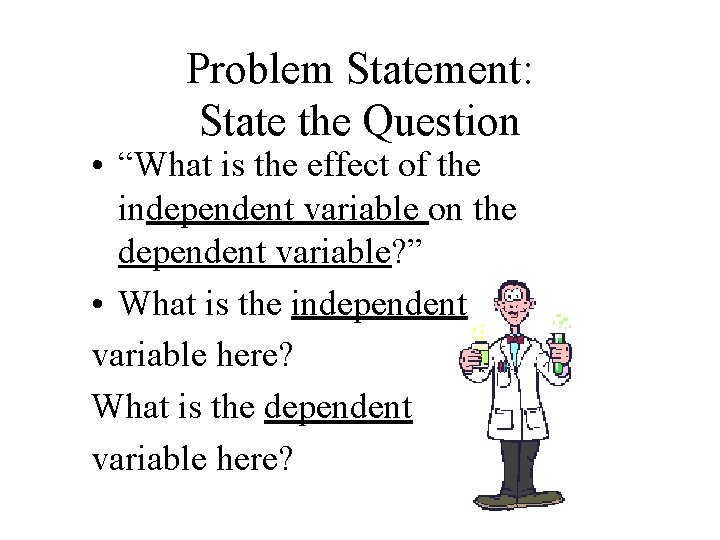 Scientific Method and Designing Your Cricket Experiment Initial