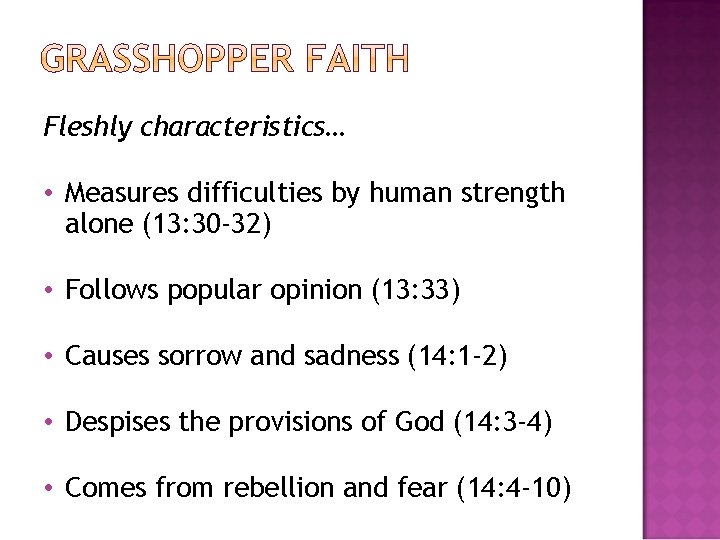 Numbers 13 33 Israel faced great challenges travelling