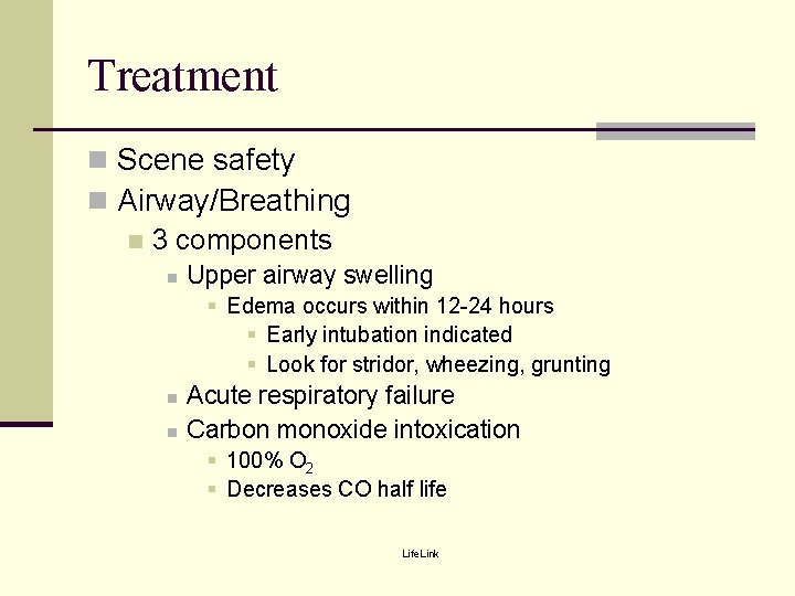 Life Link Prehospital Burn Management Thermal Burns Catastrophic