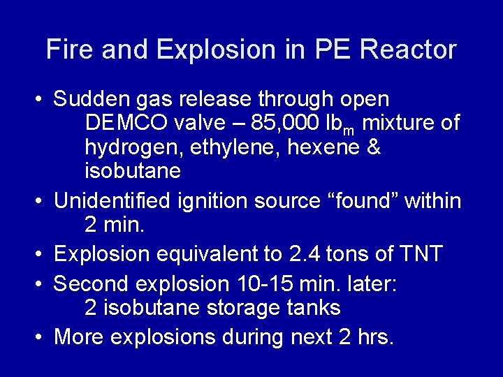 Phillips 66 Fire Explosion Robert M Bethea Texas
