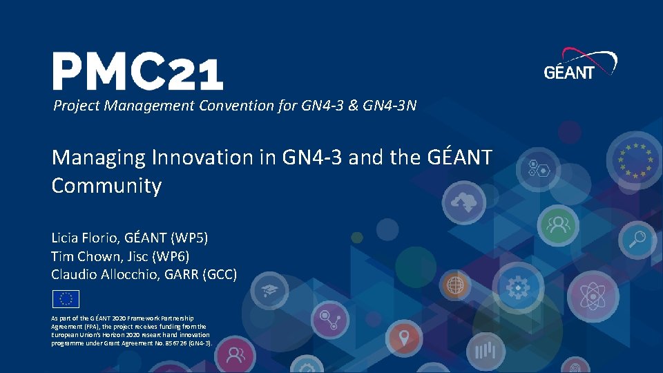 Project Management Convention for GN 4 3 GN