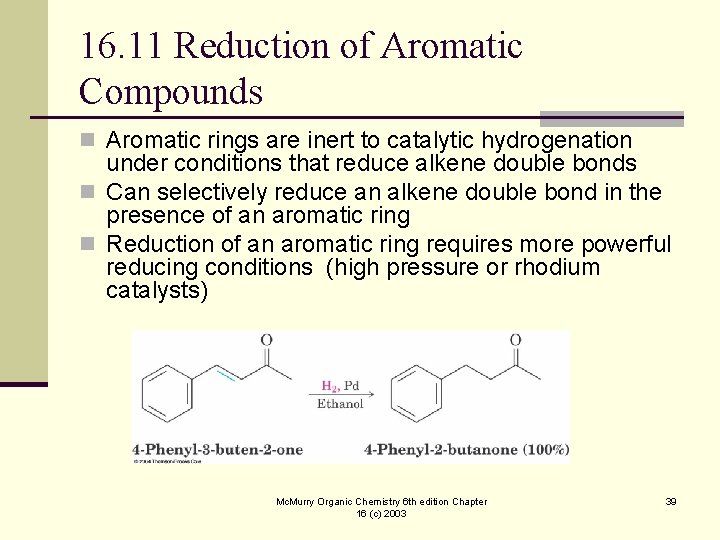 16 Chemistry of Benzene Electrophilic Aromatic Substitution Based