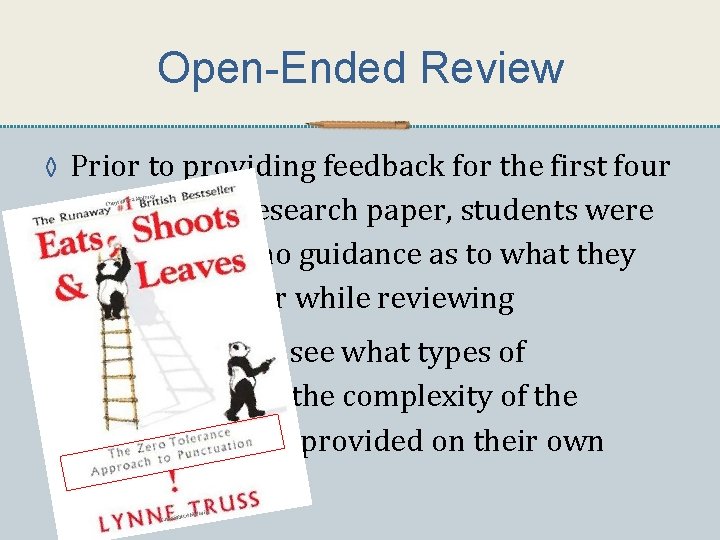 Red Pen a Checklist Fostering Effective Peer Review