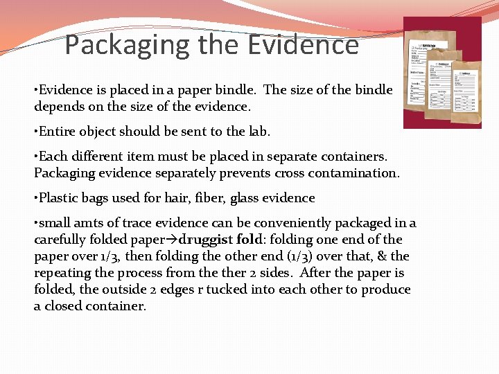 How to proceed a crime scene Processing a