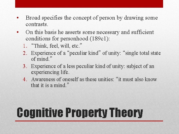 Philosophy 224 Divine Persons Pt 1 Broad is