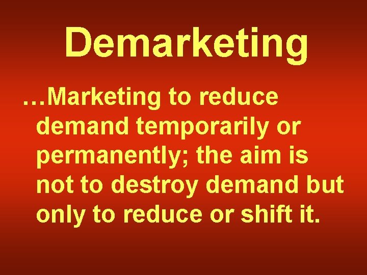 Principles of Marketing Lecture3 Summary of Lecture2 Road