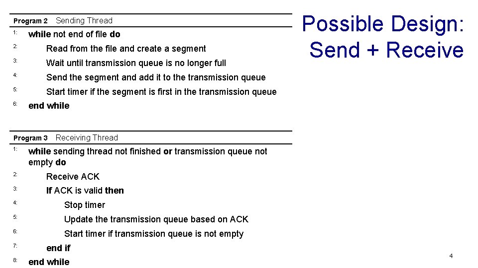 CPSC 441 Assignment 5 Discussion Department of Computer