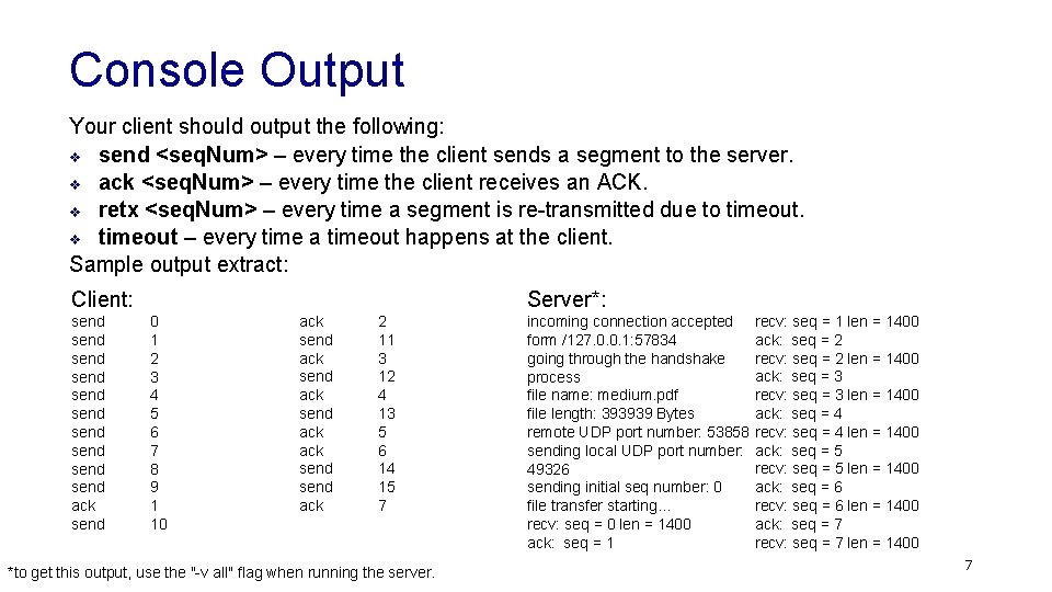 CPSC 441 Assignment 5 Discussion Department of Computer