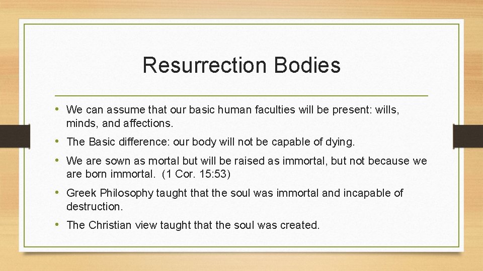 The Resurrection and The Kingdom of God Introduction