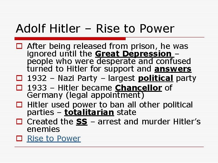 Rise of Dictators Hitler Mussolini and Tojo Adolf
