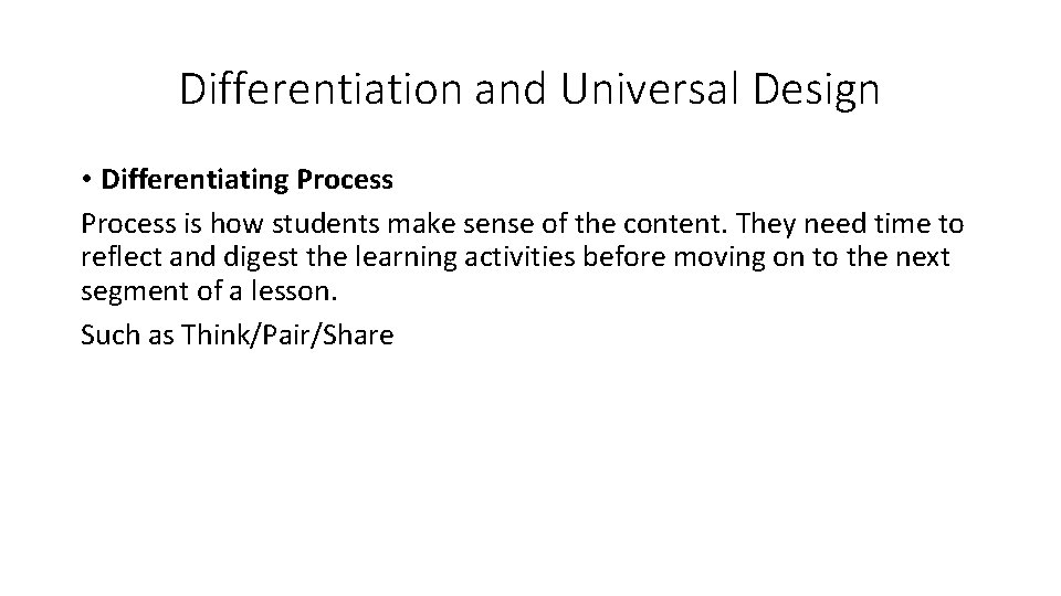 Inclusive Education Differentiated Instruction EDFGC 5807 Theory and