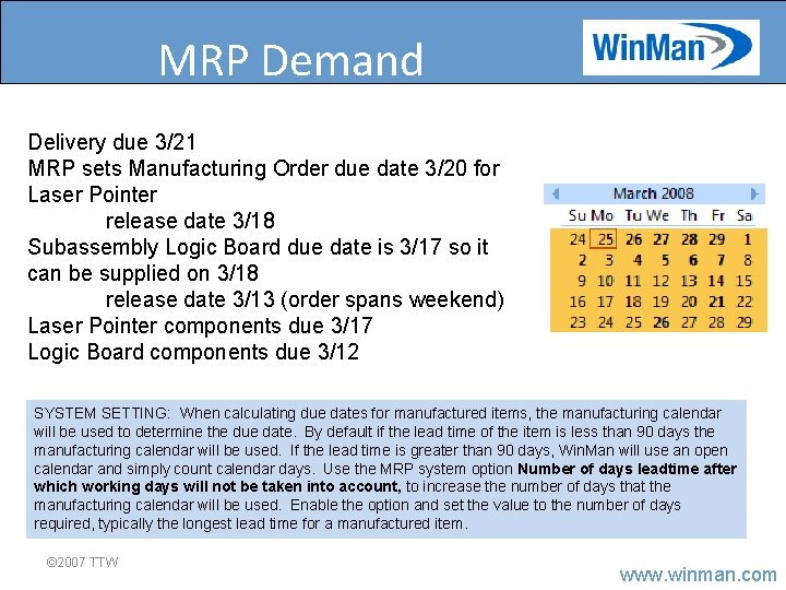 Product Training Manufacturing Planning and Execution Where Lean