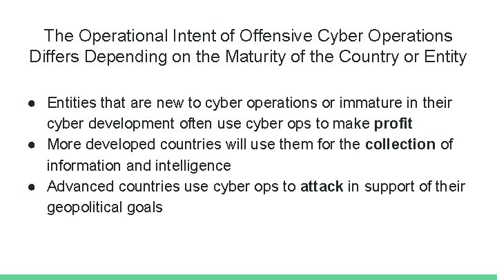 Offensive CyberOps Team 4 Alex Davis Easton Hay