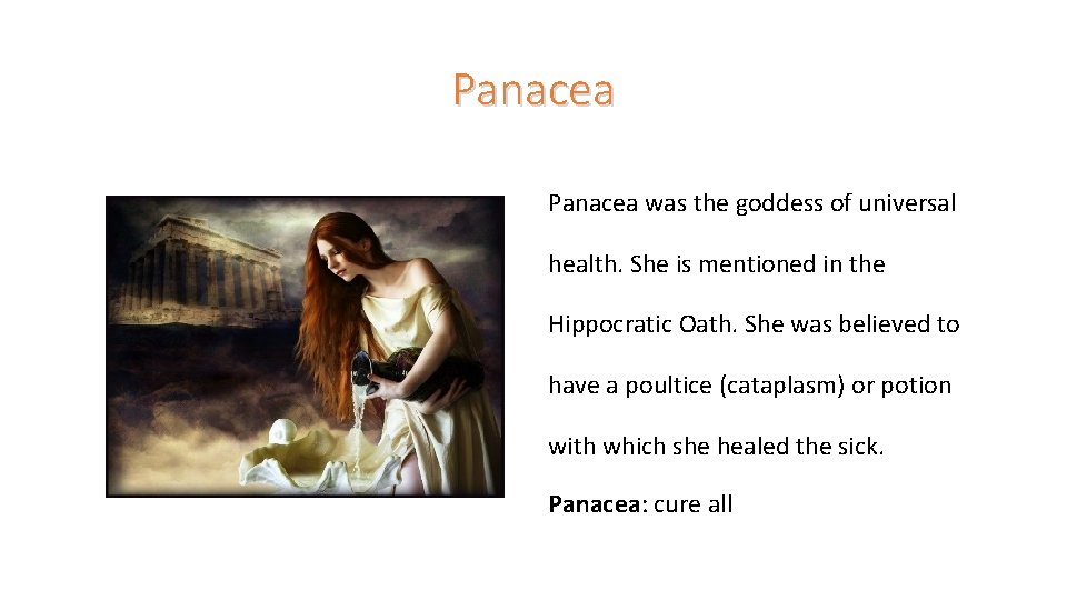 Medical Eponyms of Greek and Roman Mythological Origin