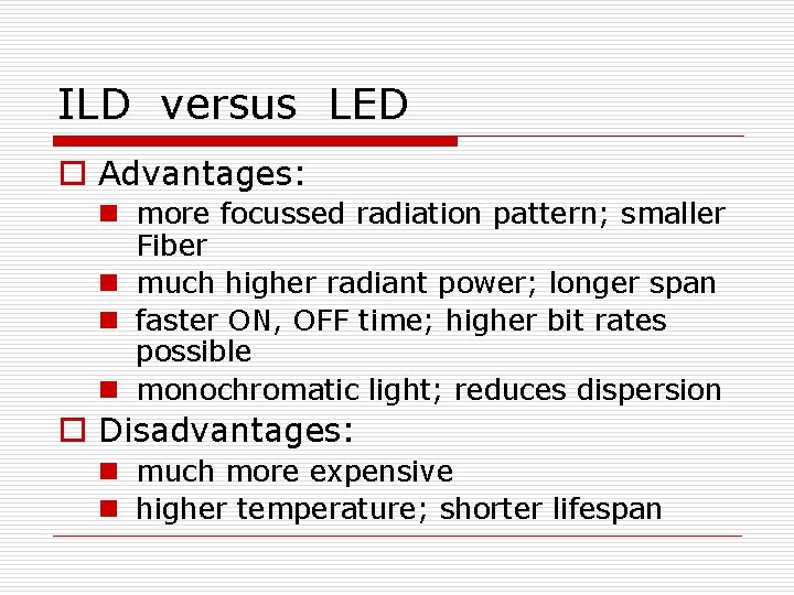 Fiber Optics Technology Optical Communication Systems Communication systems