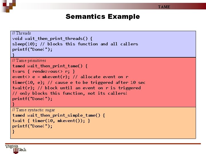 Nabil S Al Ramli TAME Event Based Concurrency