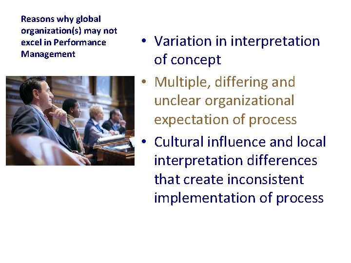 PERFORMANCE MANAGEMENT WHY INDIVIDUAL CONTRIBUTION DRIVES BUSINESS RESULTS