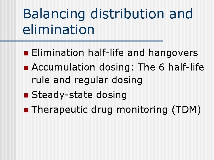 Pharmacology Studying the principles of Drug Action Pharmacokinetics