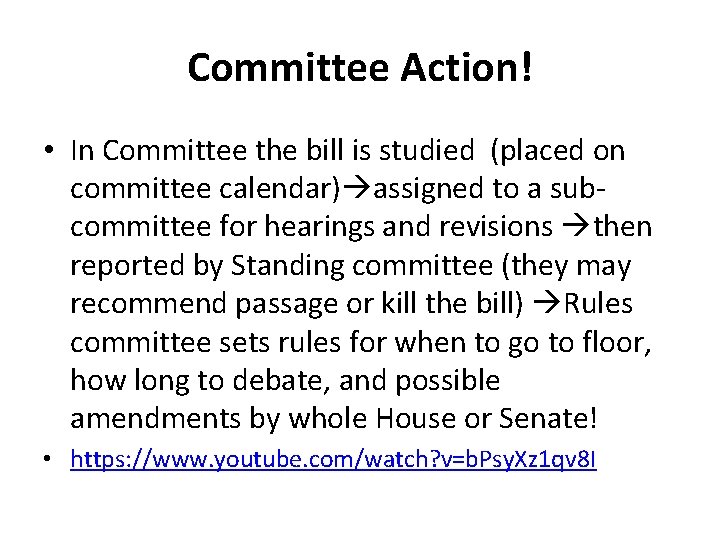 How a bill becomes a law American Govt