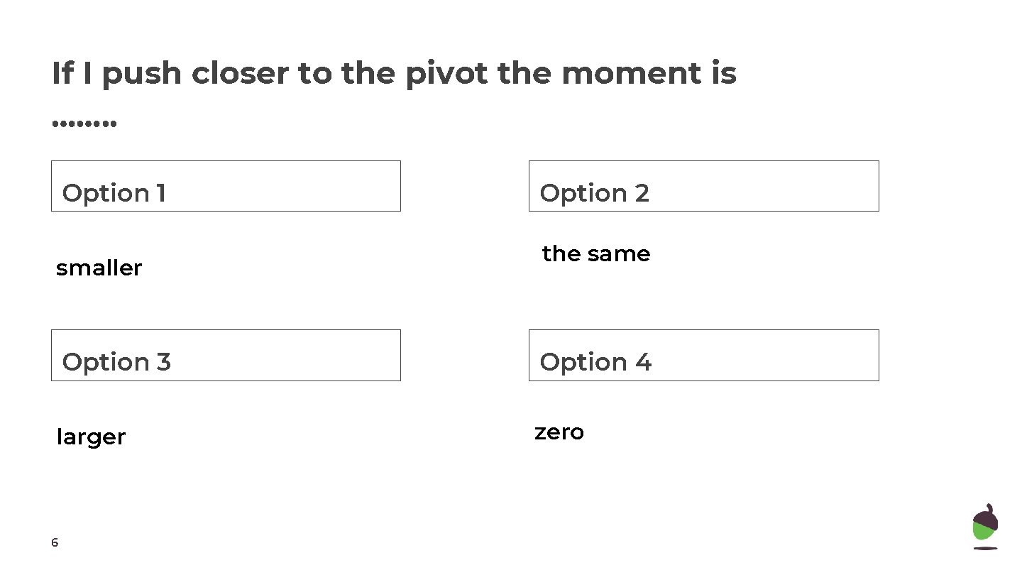 Lesson 2 b Moments and Balance Physics KS