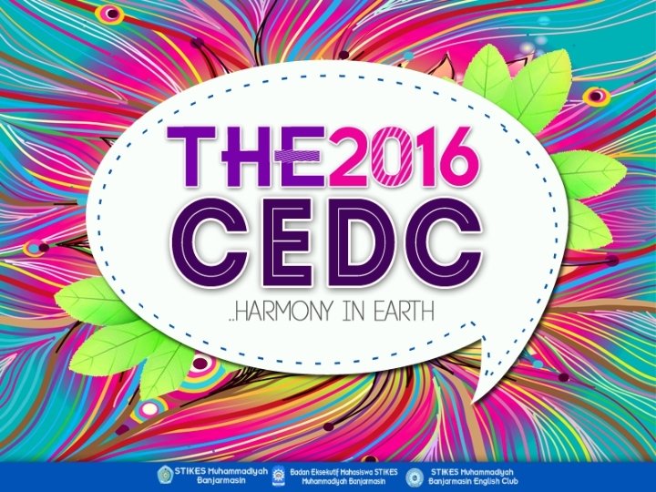 WELCOME TO THE 2016 CEDC APA ITU CEDC