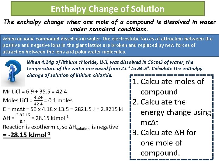 Enthalpy Change of formation is the enthalpy change