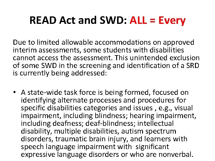 Colorado Department of Education Every Student Every Step