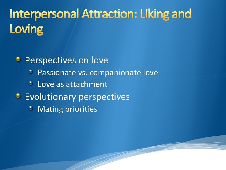 Chapter 12 Social Behavior Person Perception Forming Impressions