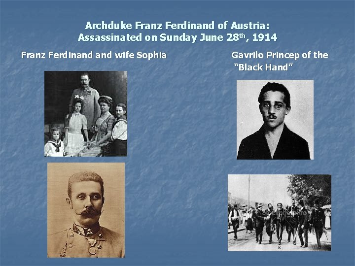 Cause of World War I Mnemonic or Memory