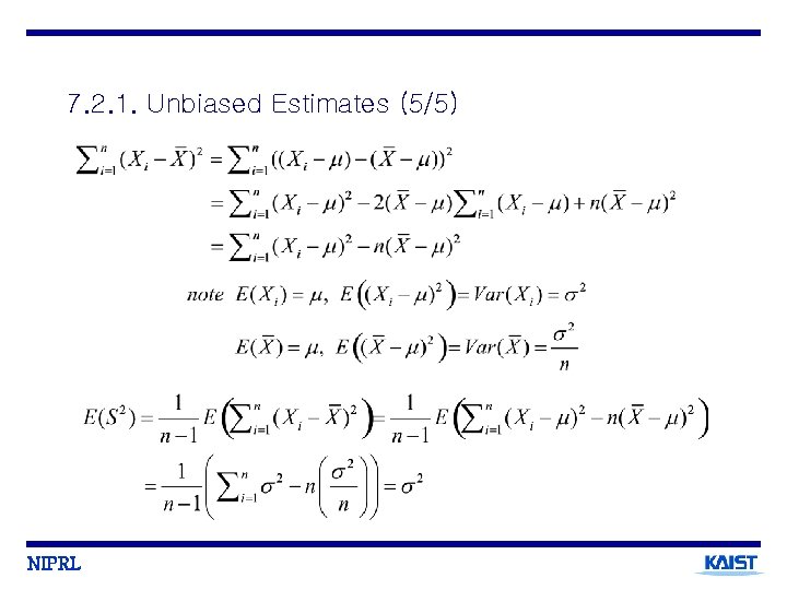 Chapter 7 Statistical Estimation and Sampling Distributions 7