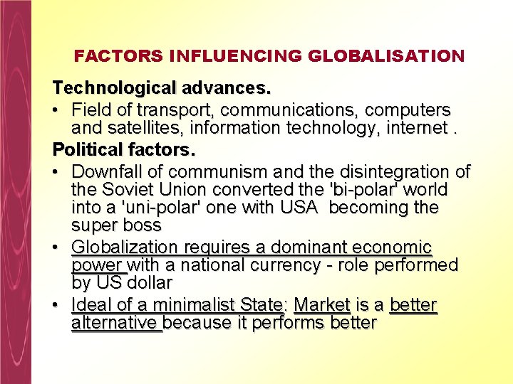 Globalization And its impact on Indian Economy MEANING
