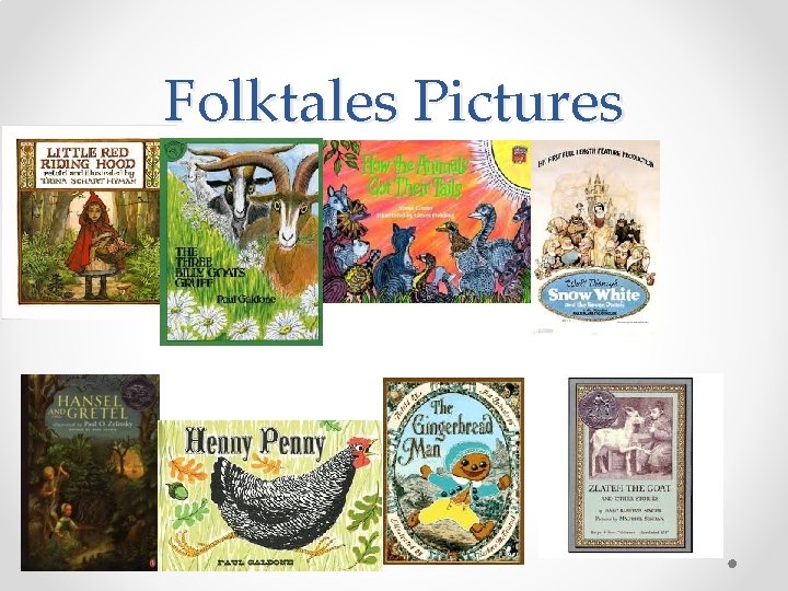 Traditional Literature Ashlynd Kyle Lillian Dominguez Types of
