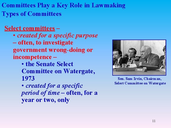 THE FEDERAL LAWMAKING PROCESS or How a bill