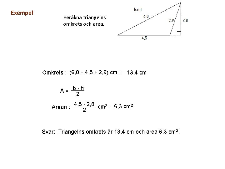 3 5 Omkrets och area Omkrets Med omkrets