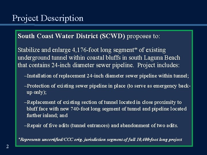 South Coast Water District CCC HEARING December 10