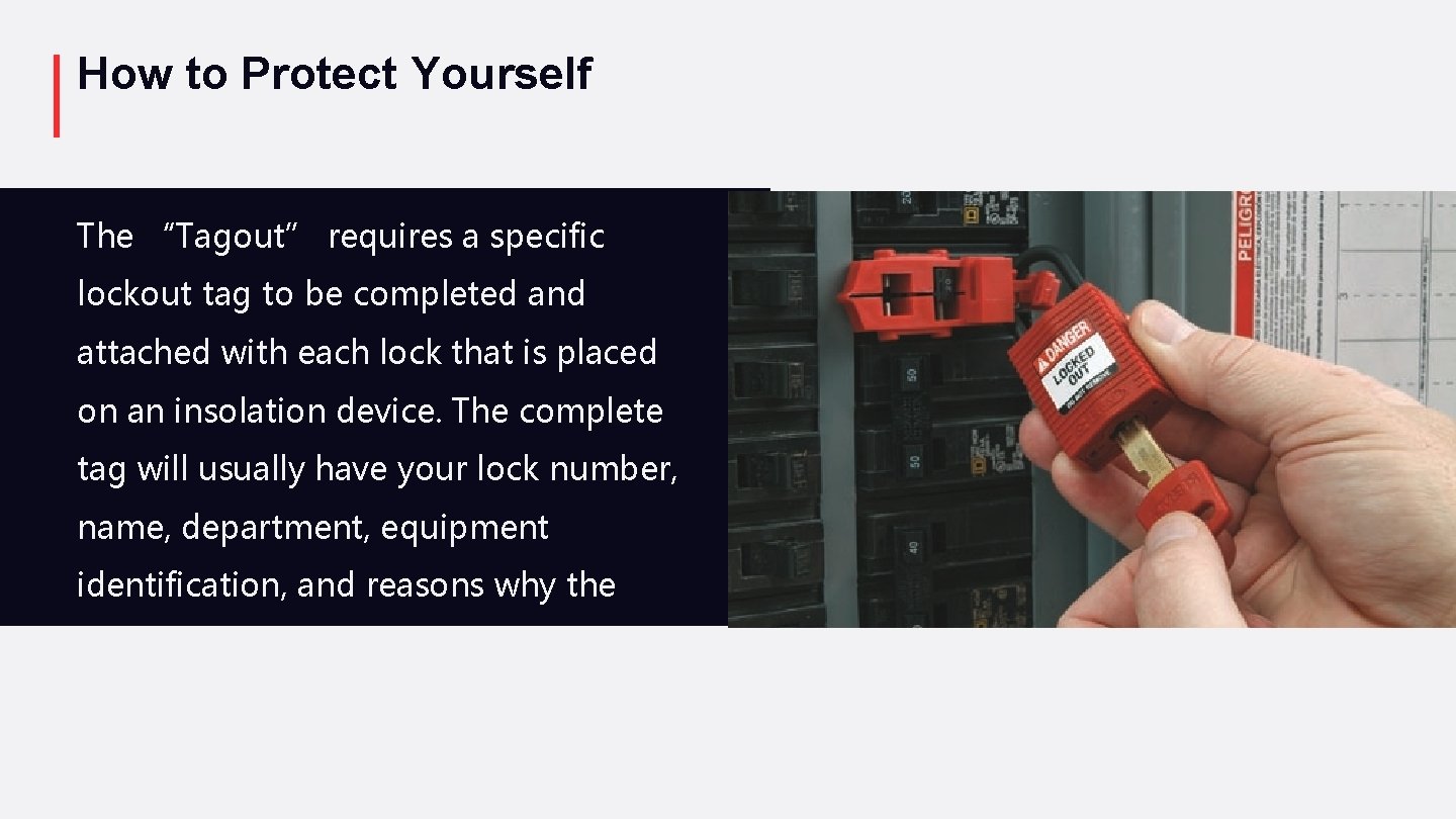 Click anywhere to get started LOCKOUT TAGOUT TRYOUT