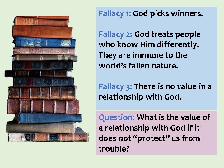 Job Building a Theology of Trouble Job 1