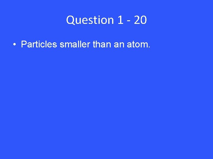 Everything you ever wanted to know about Atoms