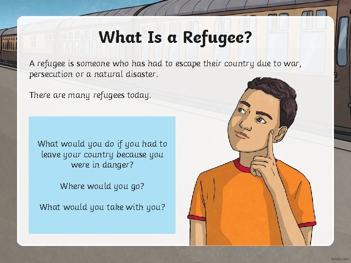 What Is a Refugee A refugee is someone