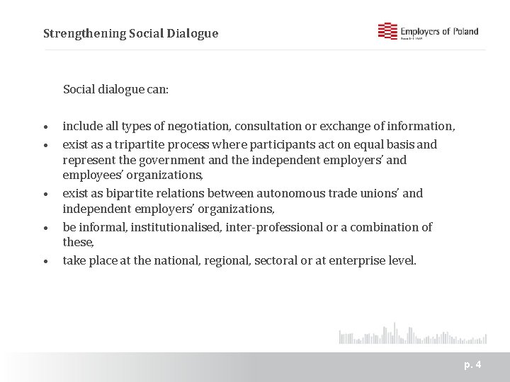 Social dialogue as a driver for future development