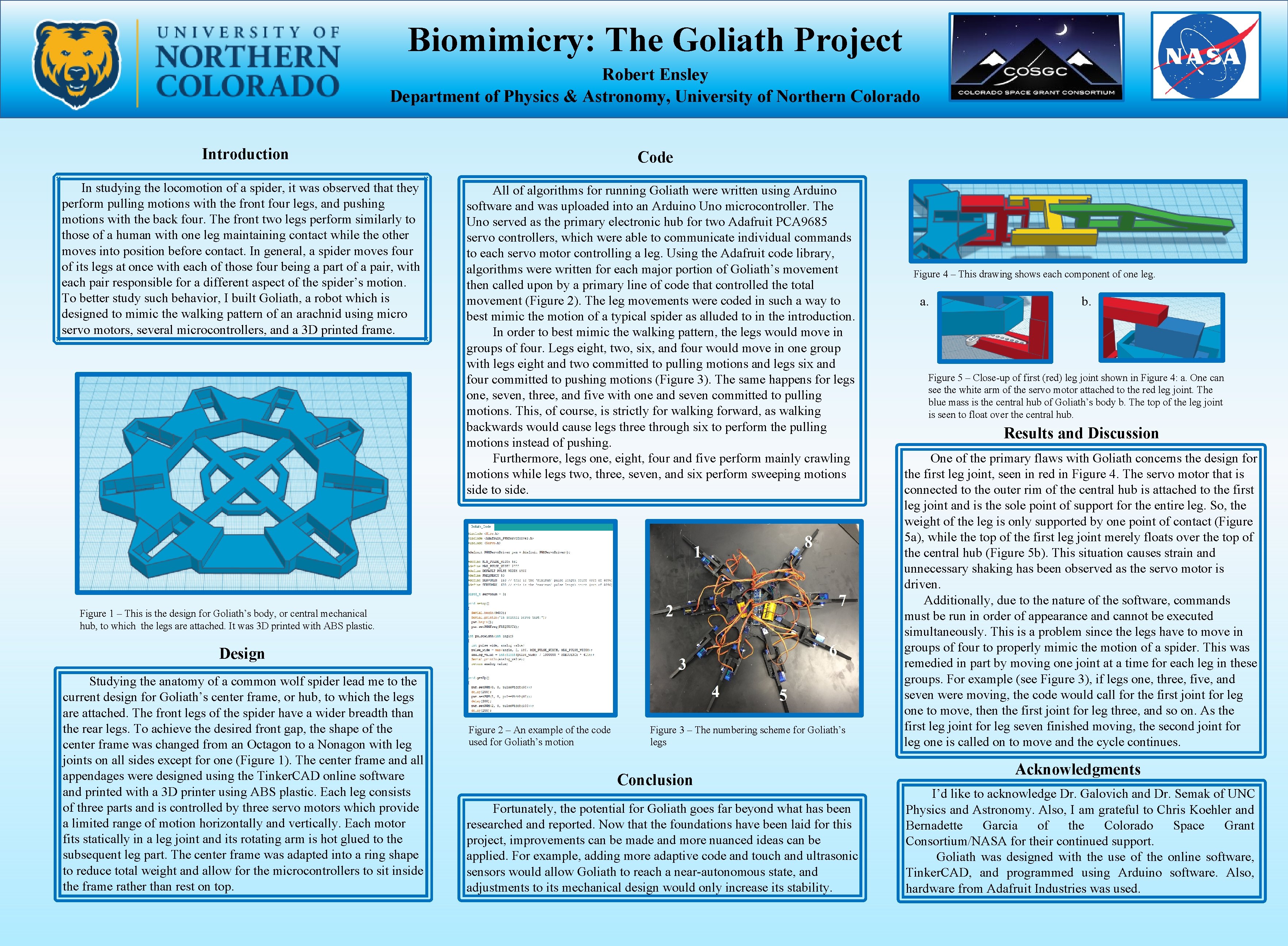 Biomimicry The Goliath Project Robert Ensley Department of