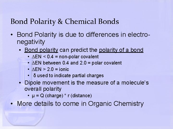 Covalent Bonds Packet 16 Covalent Bonds I A