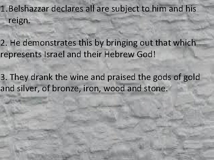 The Book Of Daniel Chapter Five MEN TEKL