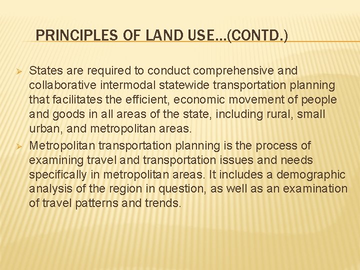 SPCE 15 December 2021 LAND USE EFFICIENCY IN