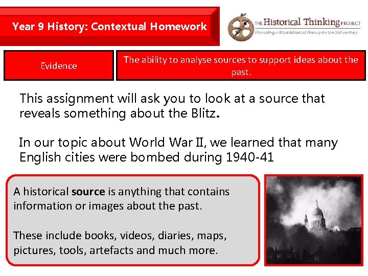 Year 9 History Contextual Homework Cause Consequence The
