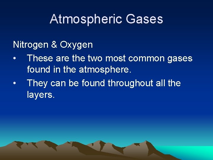 Layers of the Atmosphere SC 6 4 1