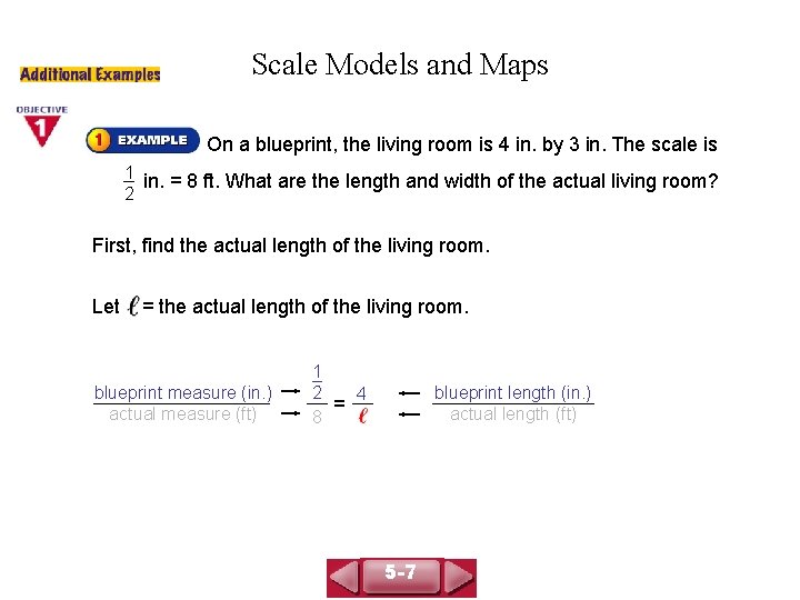COURSE 3 LESSON 5 7 Scale Models and