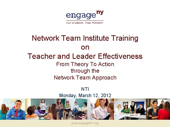 Network Team Institute Training on Teacher and Leader