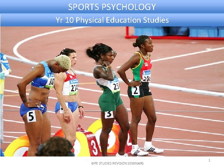 SPORTS PSYCHOLOGY Yr 10 Physical Education Studies www