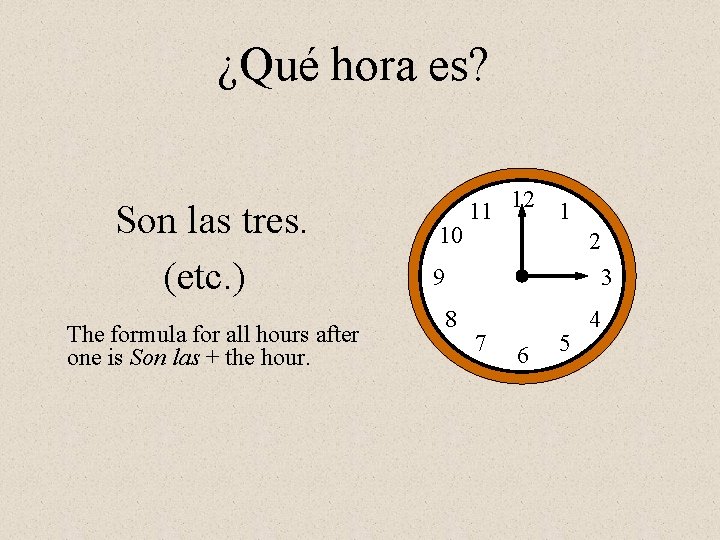 Cmo decir la hora How to Tell Time